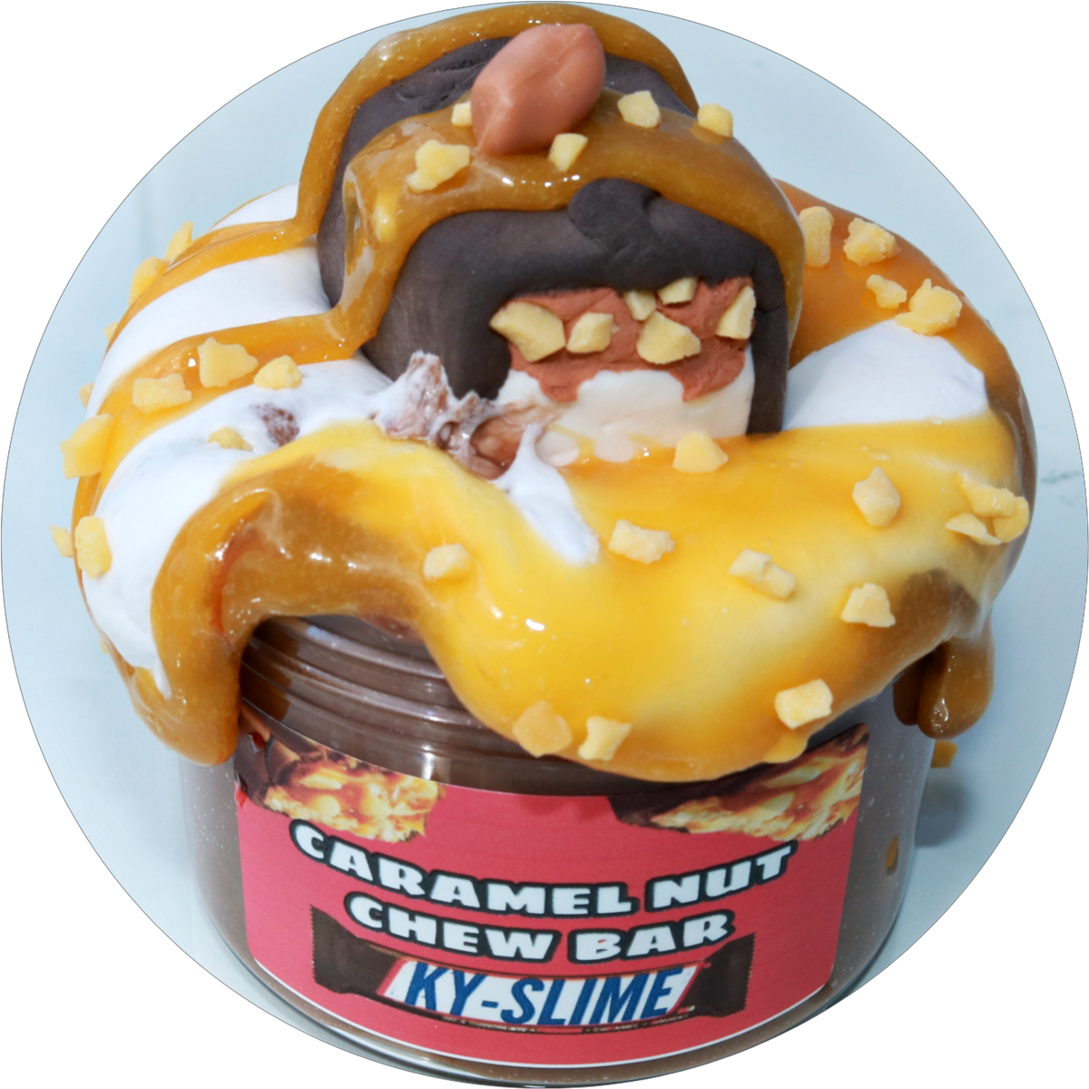 CARAMEL NUT CHEW BAR 🍫(DIY SLIME KIT) – KY-SLIME