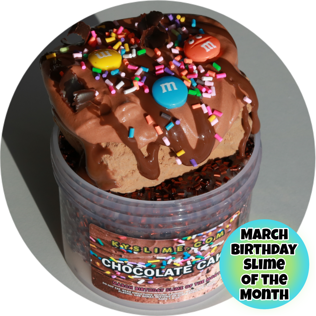 CHOCOLATE CAKE (March Birthday Slime of the Month) – KY-SLIME